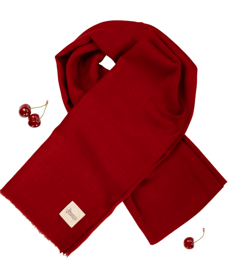 Women’s Cashmere Shawl Cherry - Shawls of Srinagar